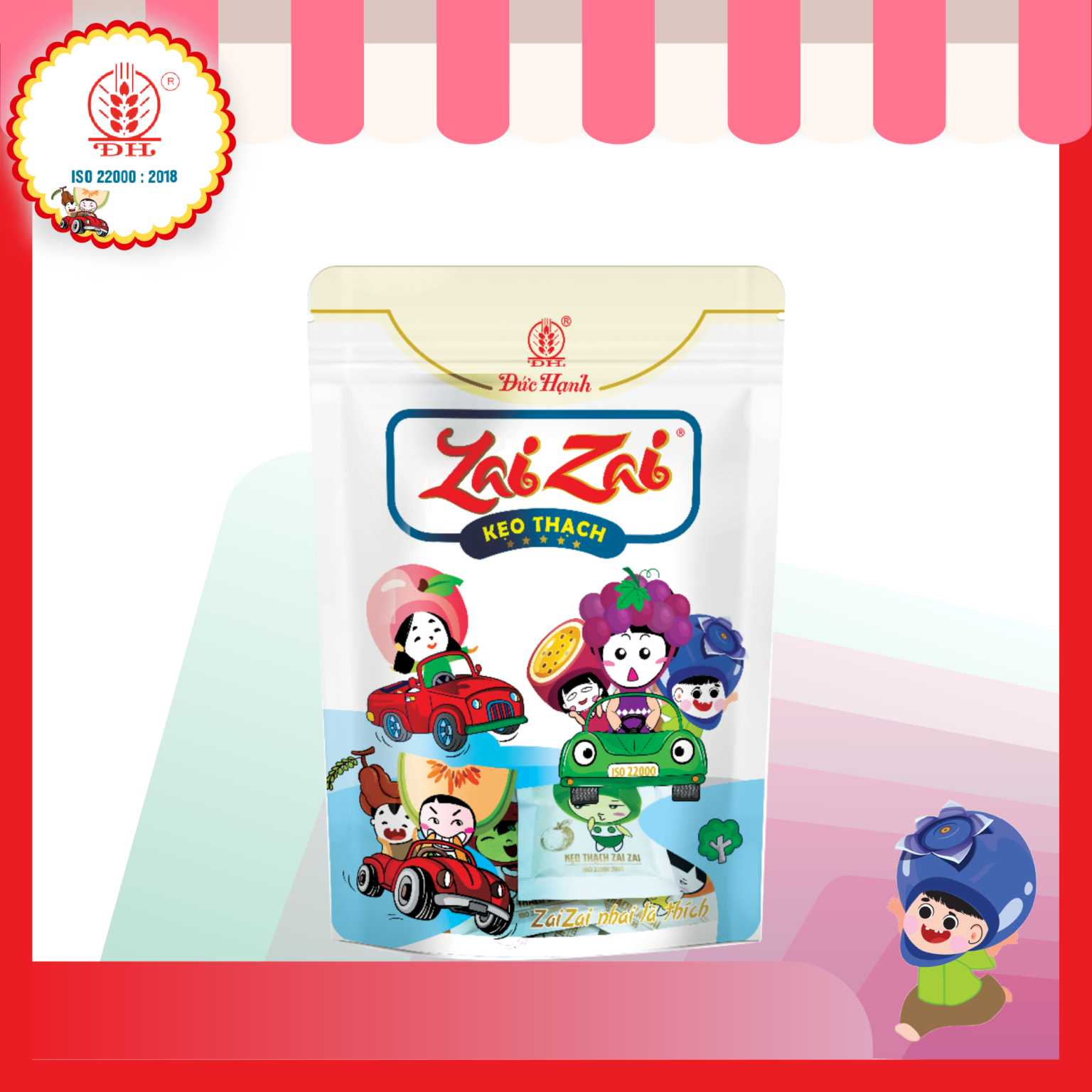 Kẹo thạch Zai Zai plus trà sữa trân châu - Đức Hạnh®