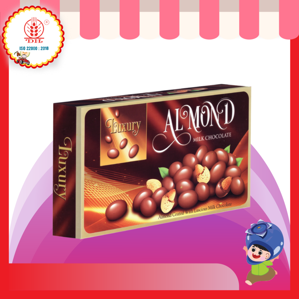 SOCOLA HẠNH NHÂN ALMOND HỘP 200gr - Đức Hạnh®