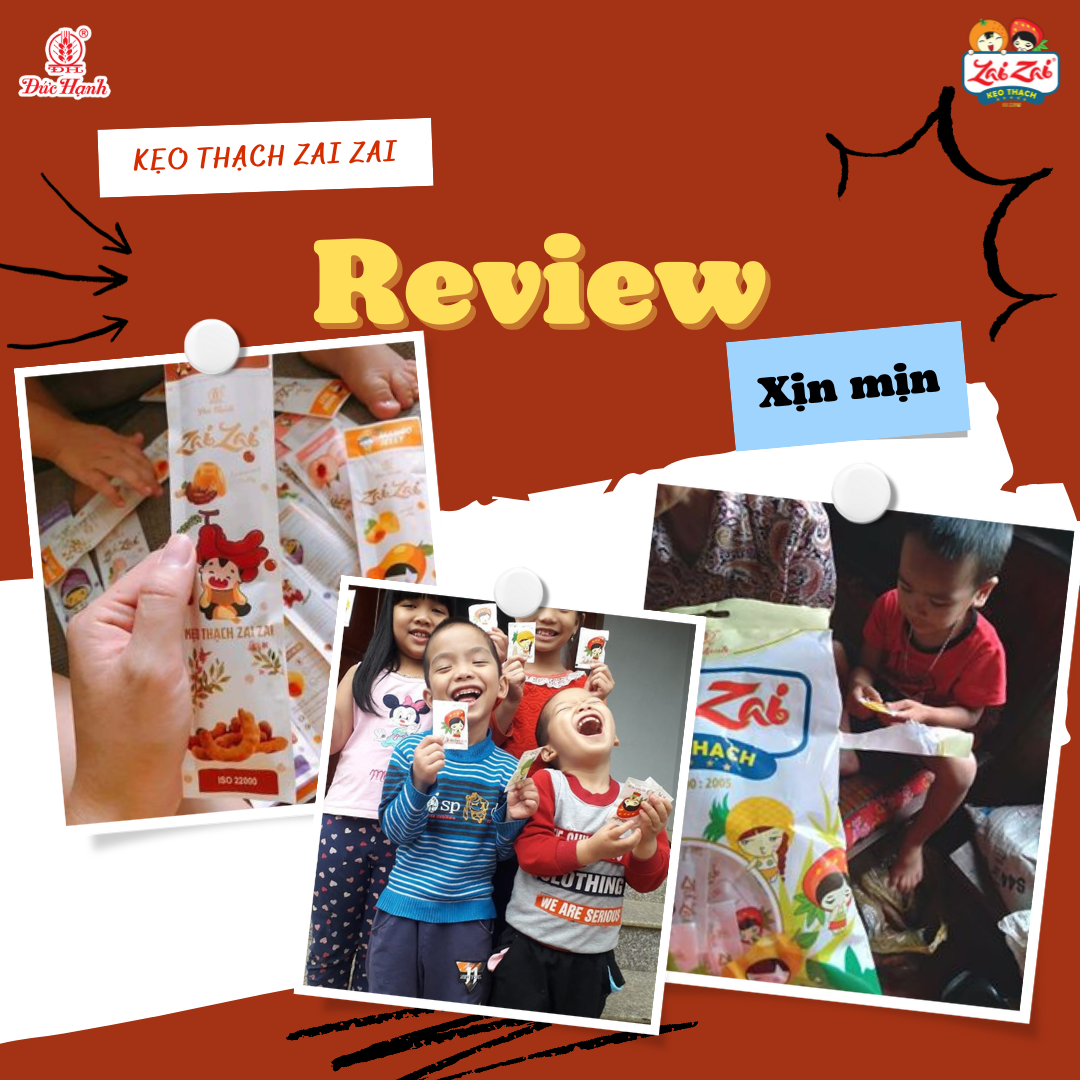 Review kẹo thạch Zai Zai - Đức Hạnh®